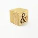 Personalized Wood Blocks. 1,5 Inch Cubes. Wooden Letter Blocks ...