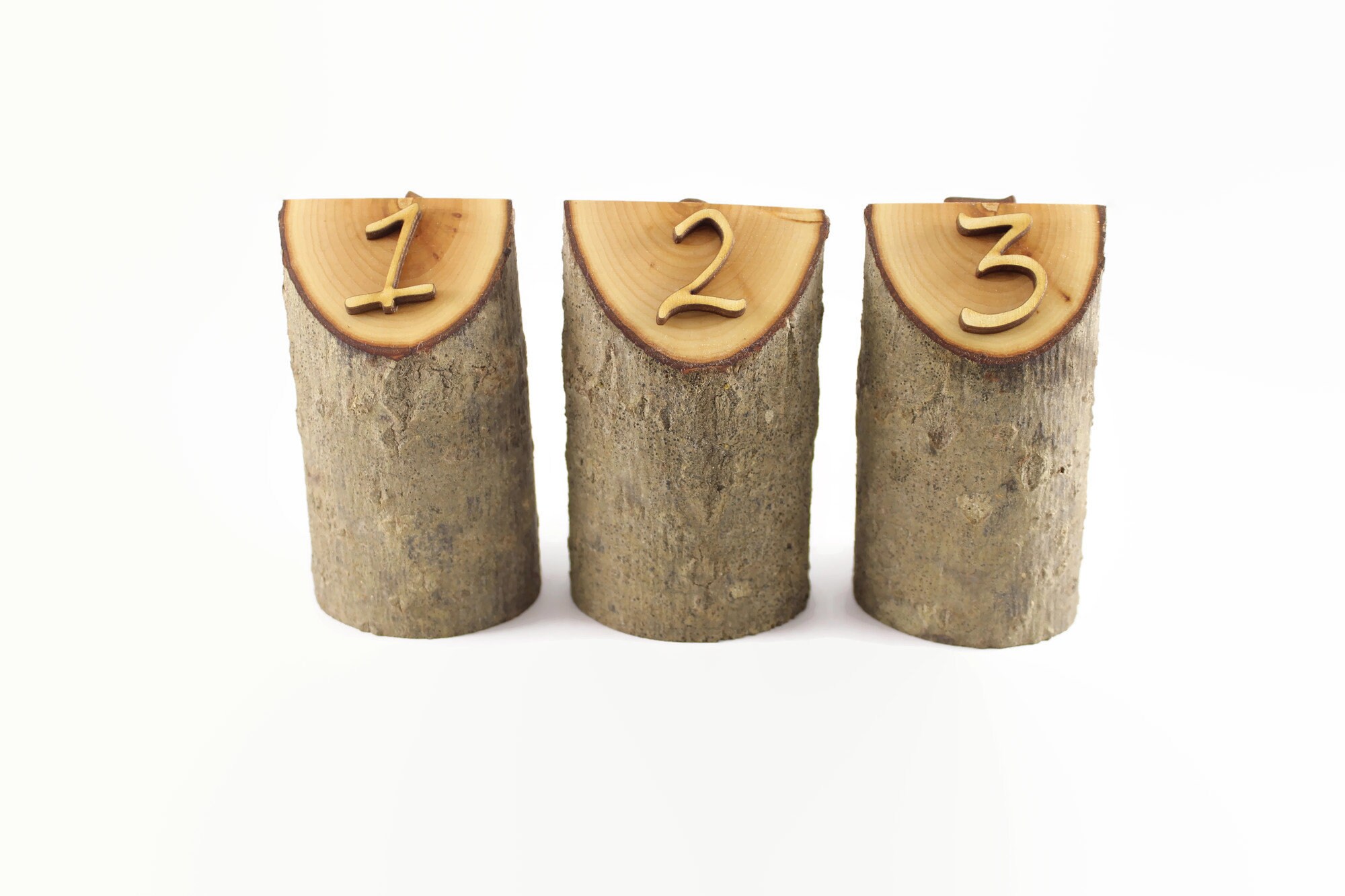 Rustic Wooden Table Numbers. Wedding Seating Cards. Wood | Etsy