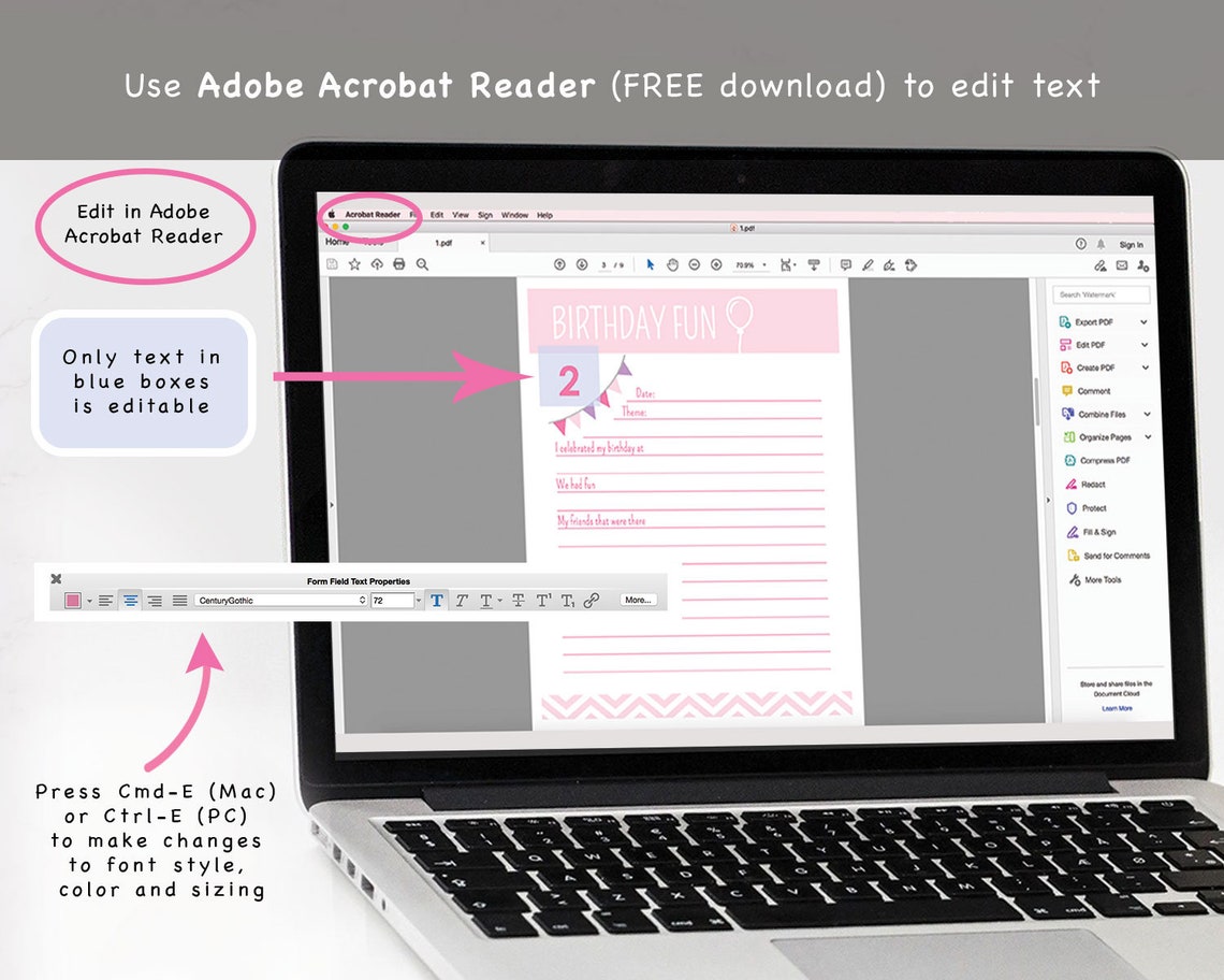 Printable Birthday Interview Kids Memory Book Pages Memory - Etsy