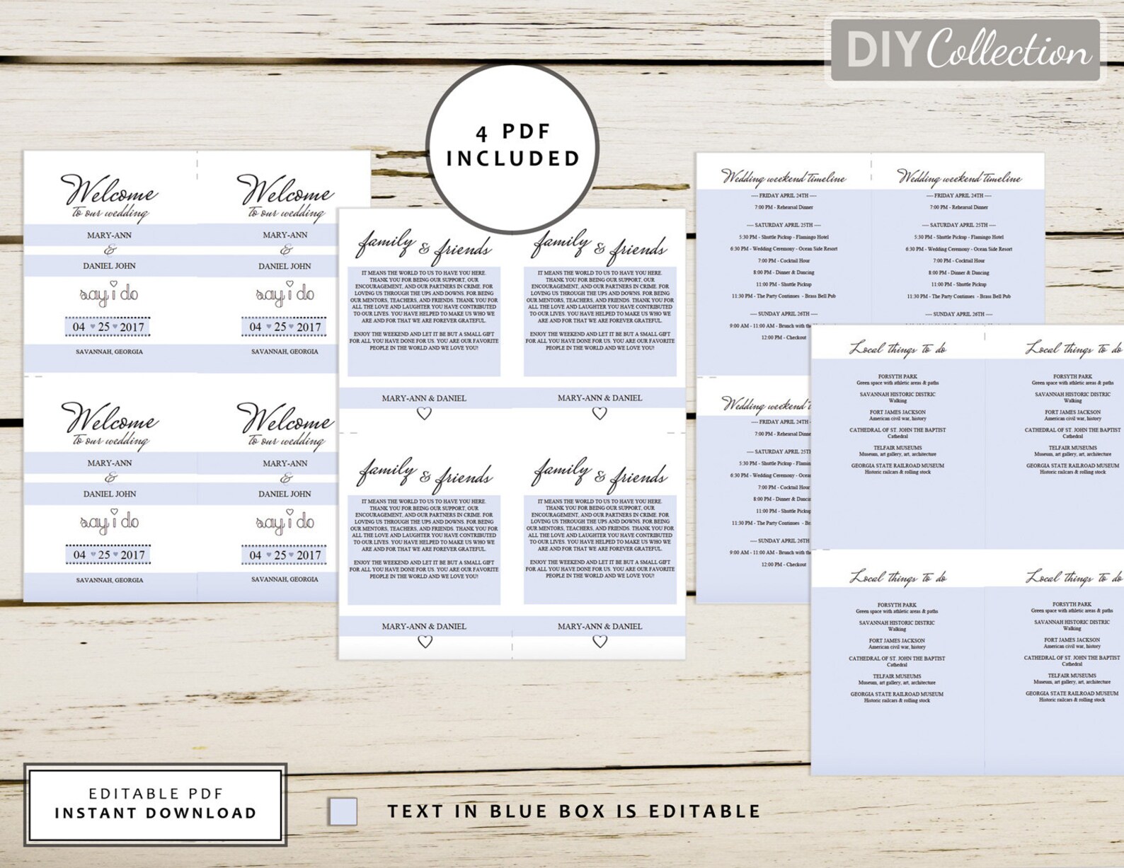 Wedding Welcome Bag Note Welcome Letter Wedding Agenda - Etsy