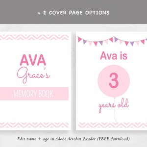 Printable Birthday Interview, Kids Memory Book Pages, Memory Box Pages ...