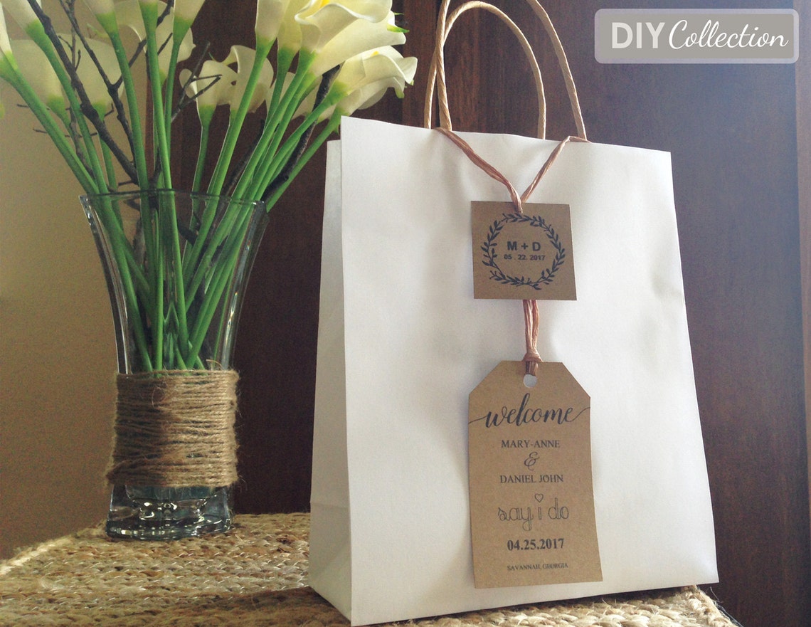 Printable Wedding Welcome Bag Note Welcome Letter Welcome | Etsy