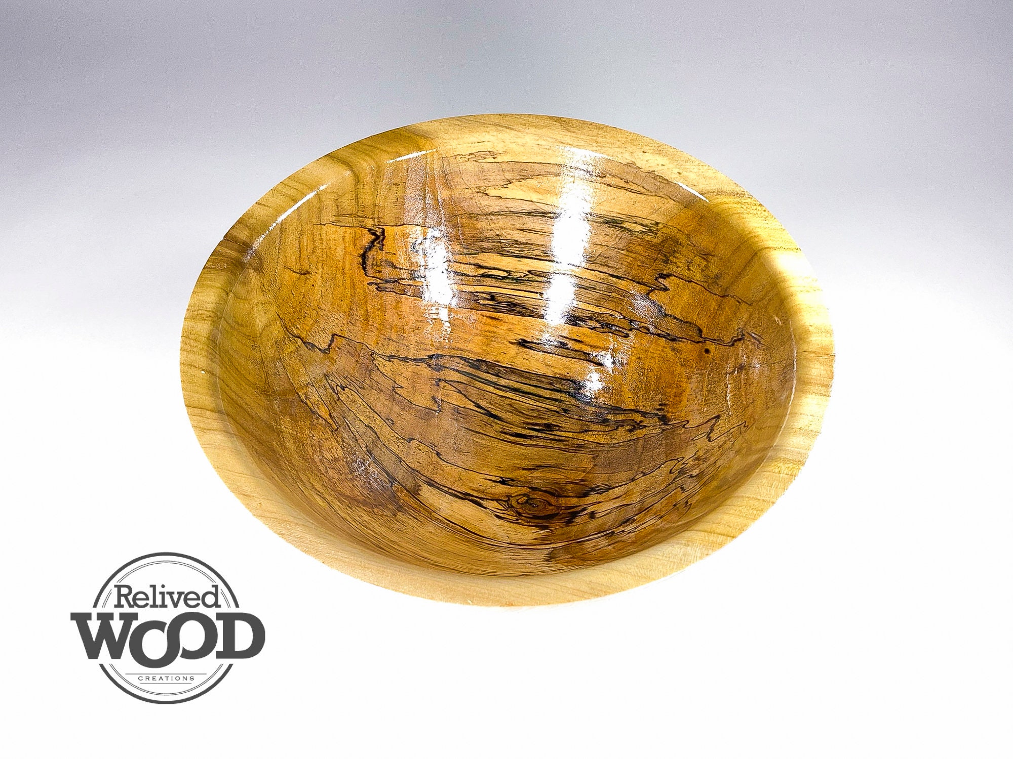 Beautiful Spalted Poplar Wood Bowl Perfect for Fruit or - Etsy