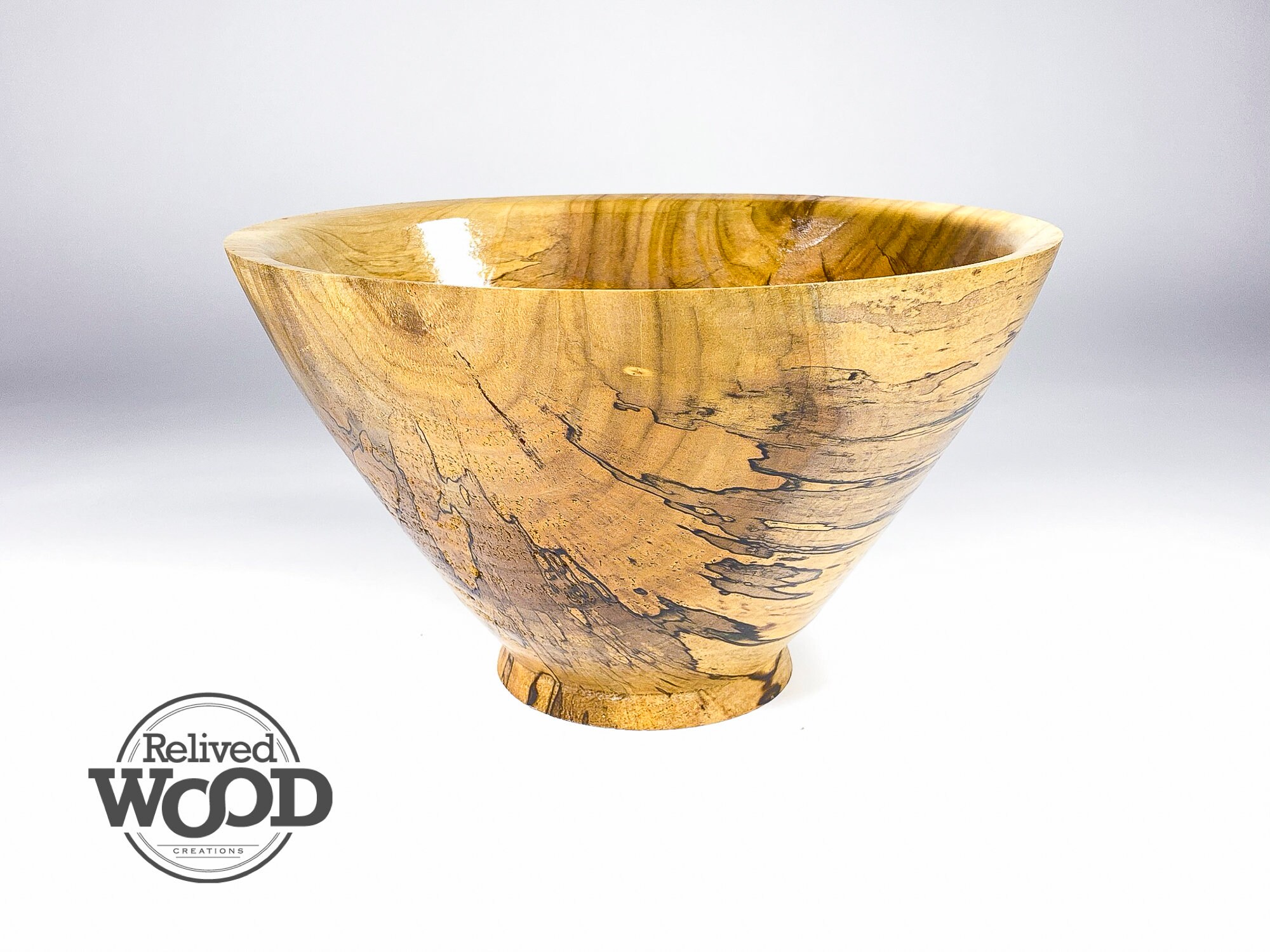 Beautiful Spalted Poplar Wood Bowl Perfect for Fruit or - Etsy