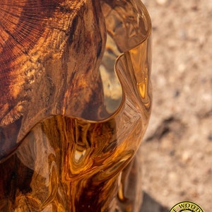 Epoxy Resin Stool, Waves Effect, Different Resin Colors - Etsy