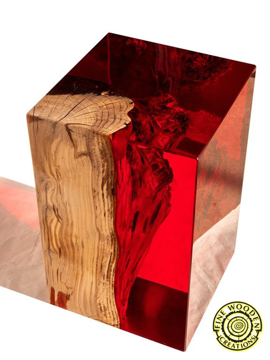 Epoxy Resin Square Stool Different Colors | Etsy