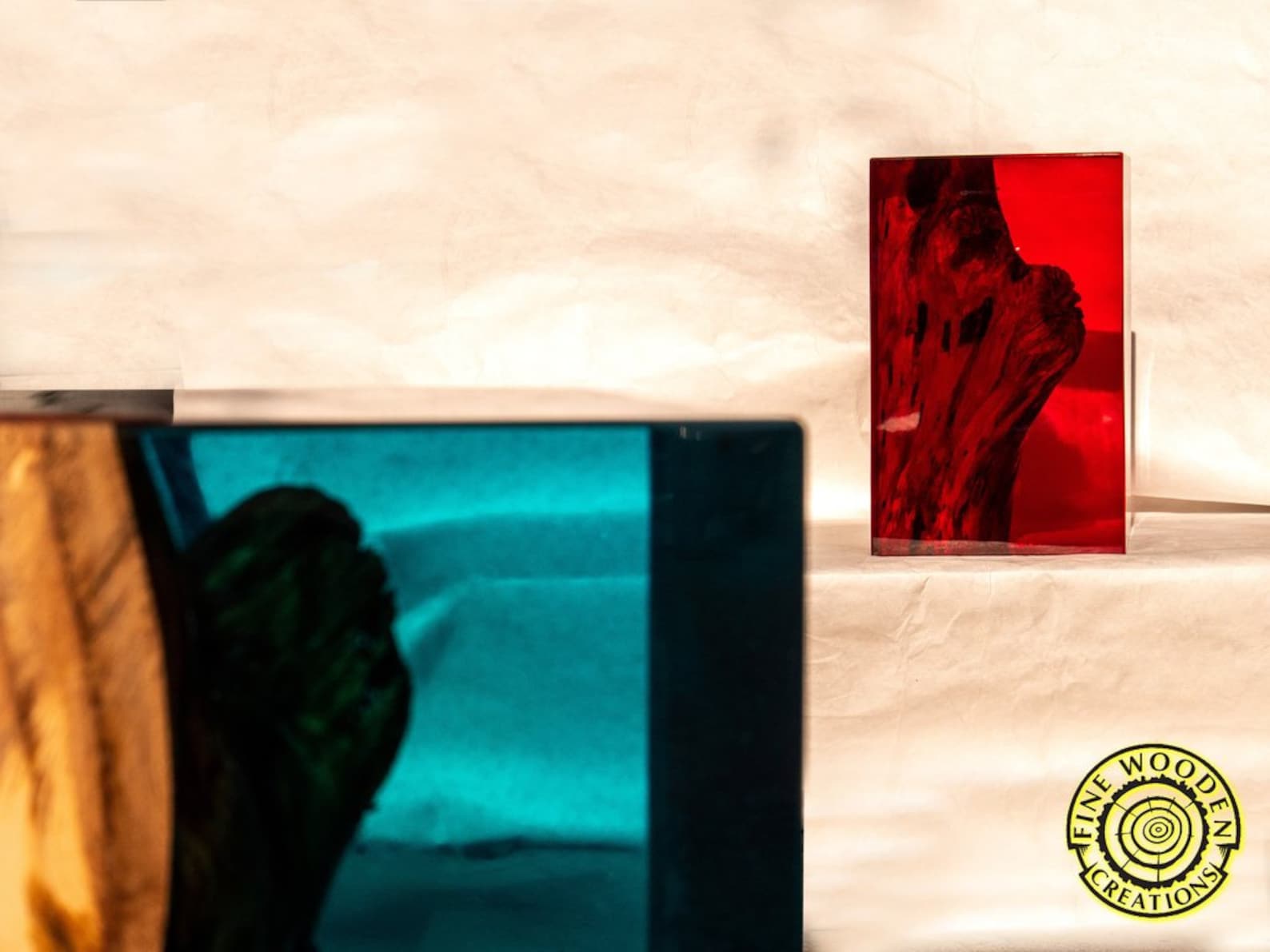 Epoxy Resin Square Stool Different Colors | Etsy