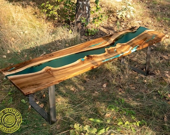 Live Edge Bench - Etsy