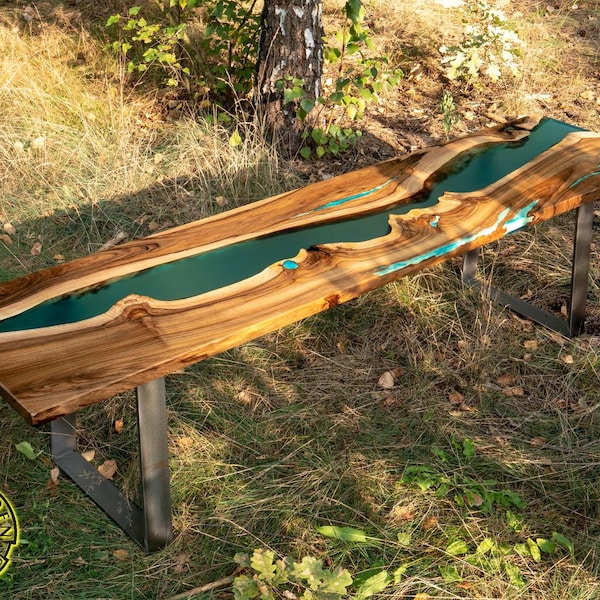 Live Edge Bench - Etsy