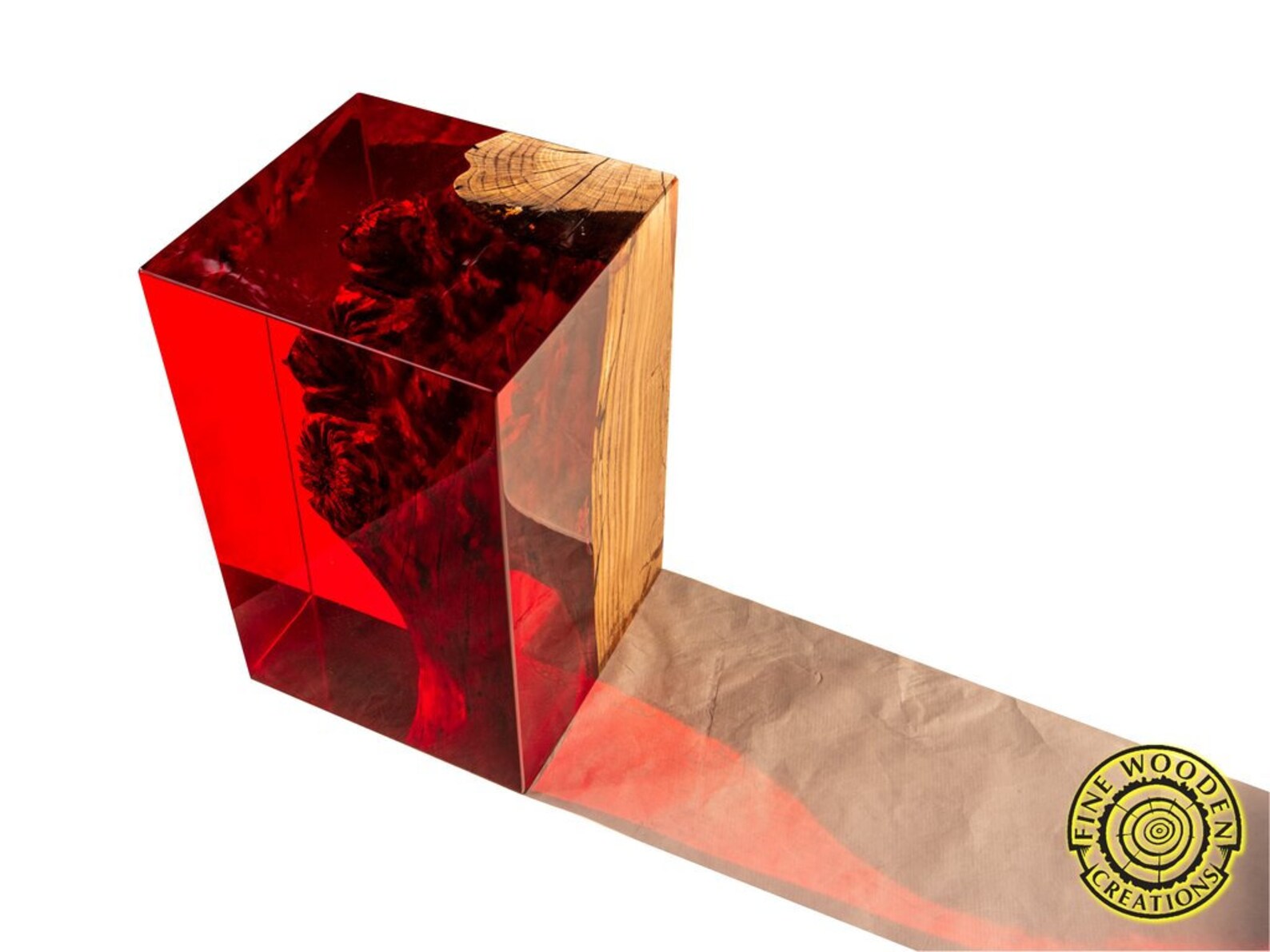 Epoxy Resin Square Stool Different Colors - Etsy