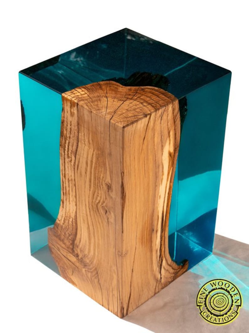 Epoxy Resin Square Stool, Different Colors - Etsy