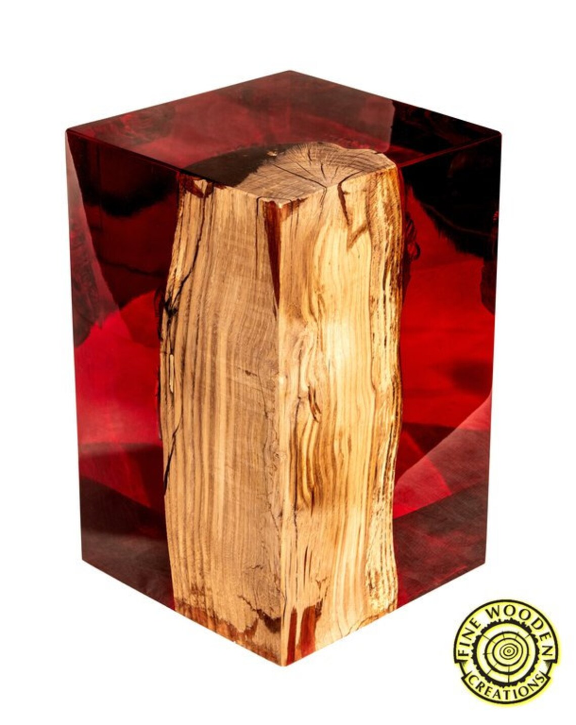 Epoxy Resin Square Stool Different Colors - Etsy