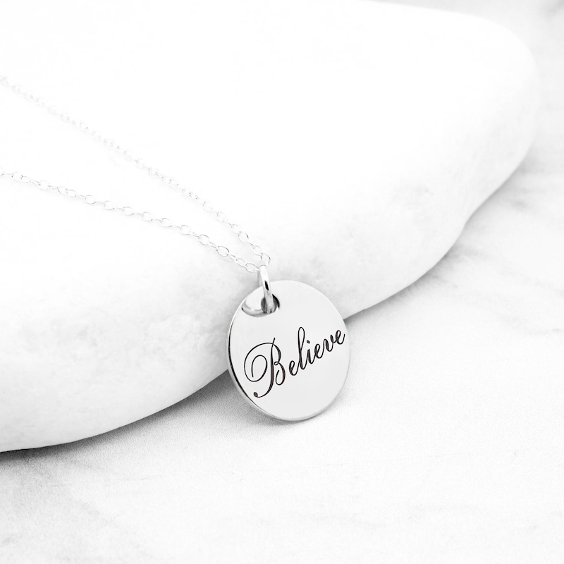 Believe Pendant Charm - Etsy