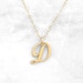 D Initial Necklace • Dainty Initial Necklace • Tiny Letter Necklace ...