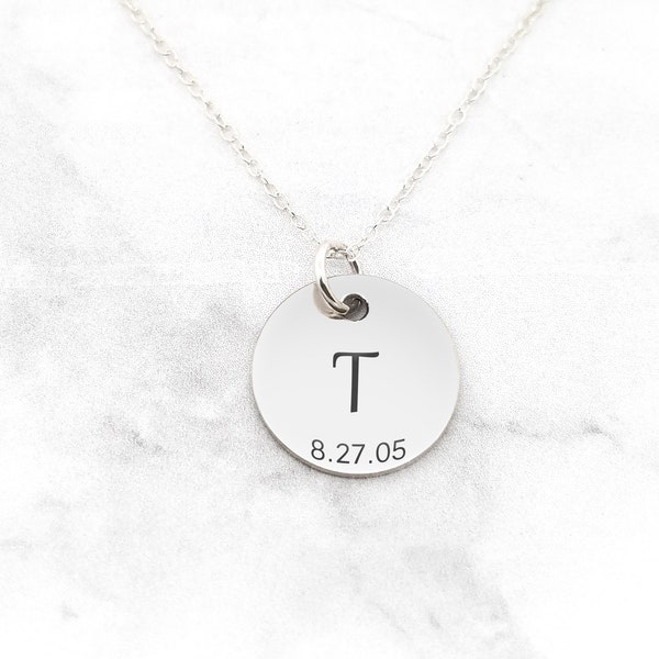 Birthdate Necklace - Etsy