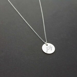 Joy Necklace, Joy Jewelry, Find Hope Love and Joy Charm, Choose Joy ...