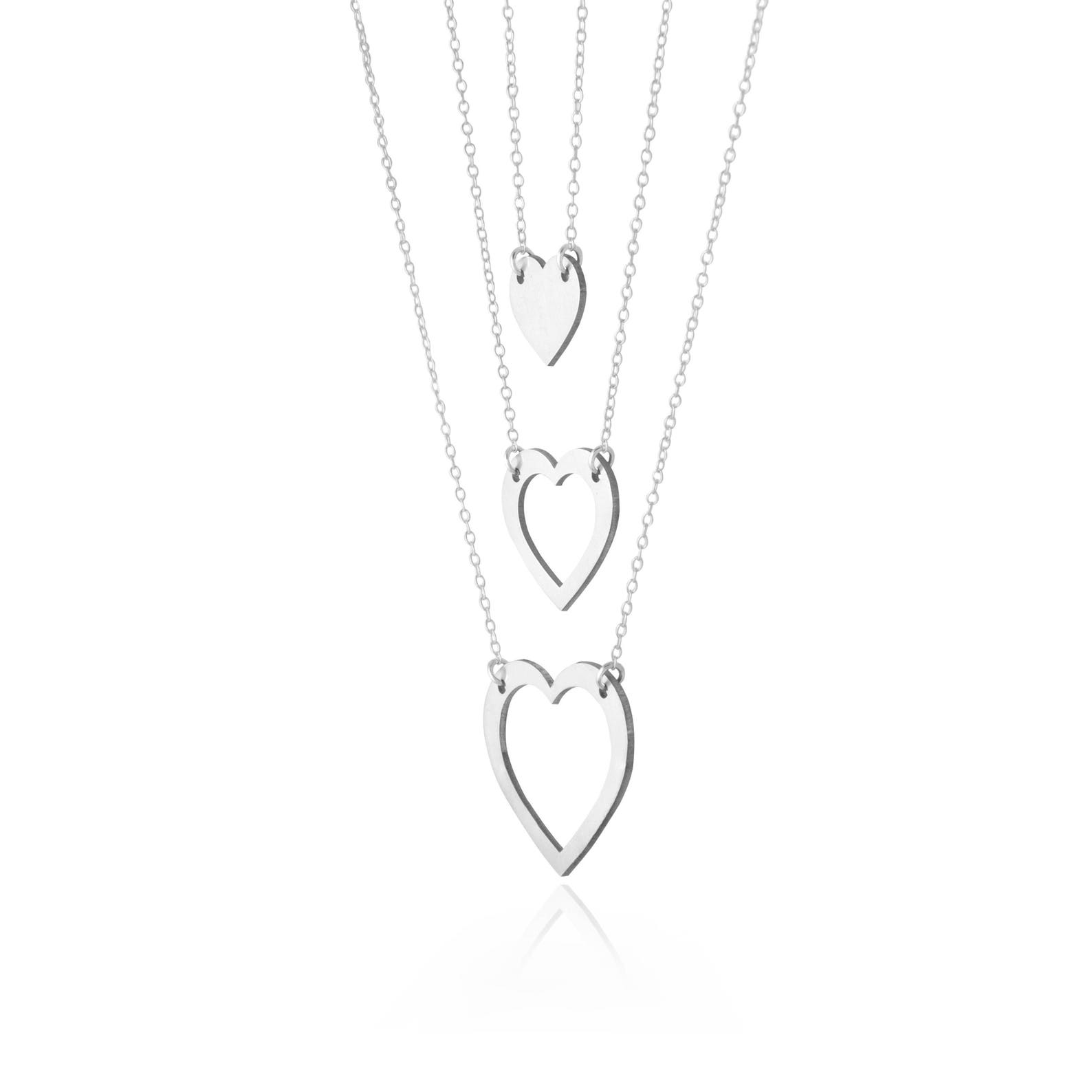 Generations Necklace Three Generations Granddaughter Gift - Etsy