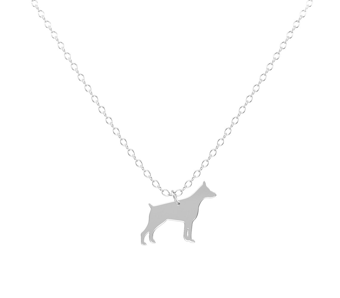 Doberman Necklace Custom Dog Necklace Dog Necklace Dog - Etsy
