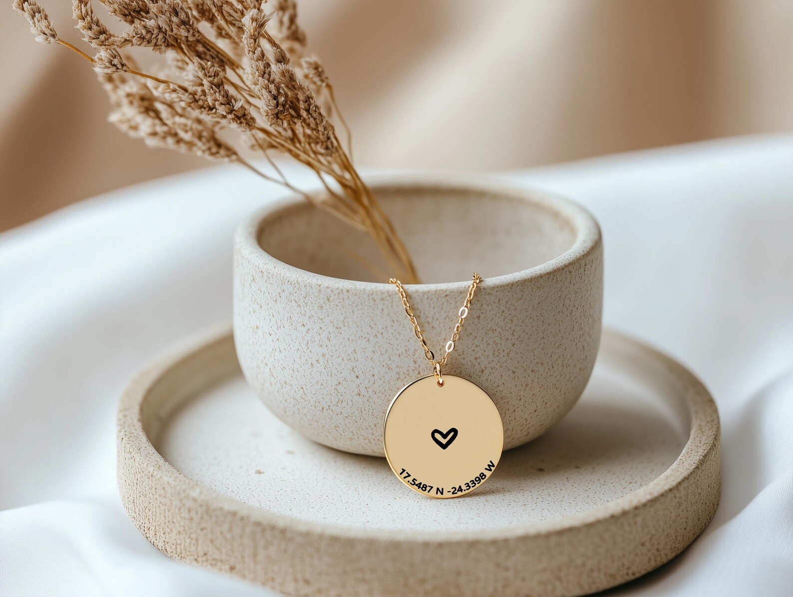 Coordinates Necklace • Personalized Location Necklace • Custom ...