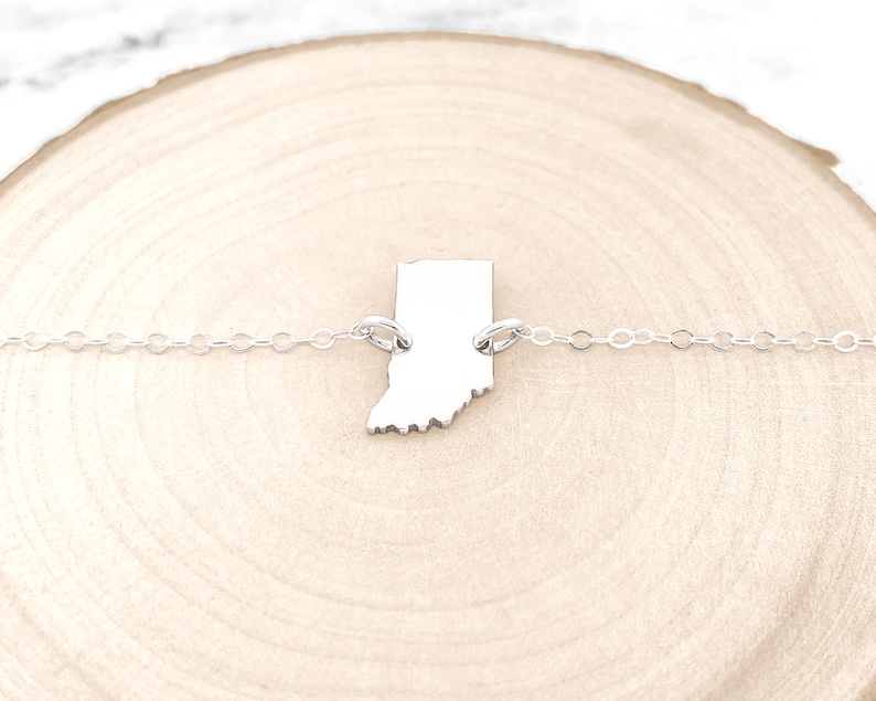 State Cutout Bracelet • Personalized State Bracelet • State Bracelet ...
