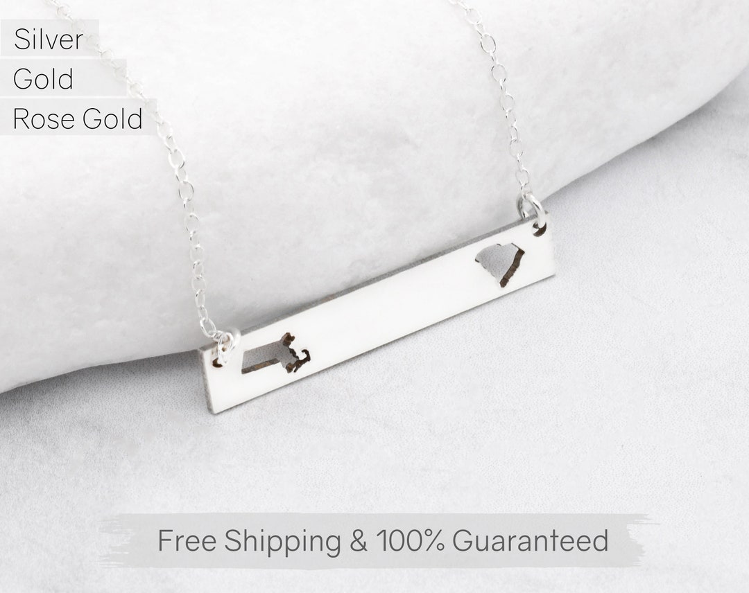 State Necklace • State Jewelry • Custom Personalized Necklace With Your ...