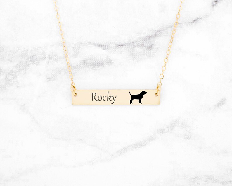 Beagle Necklace Beagle Jewelry Personalized Dog Lover - Etsy