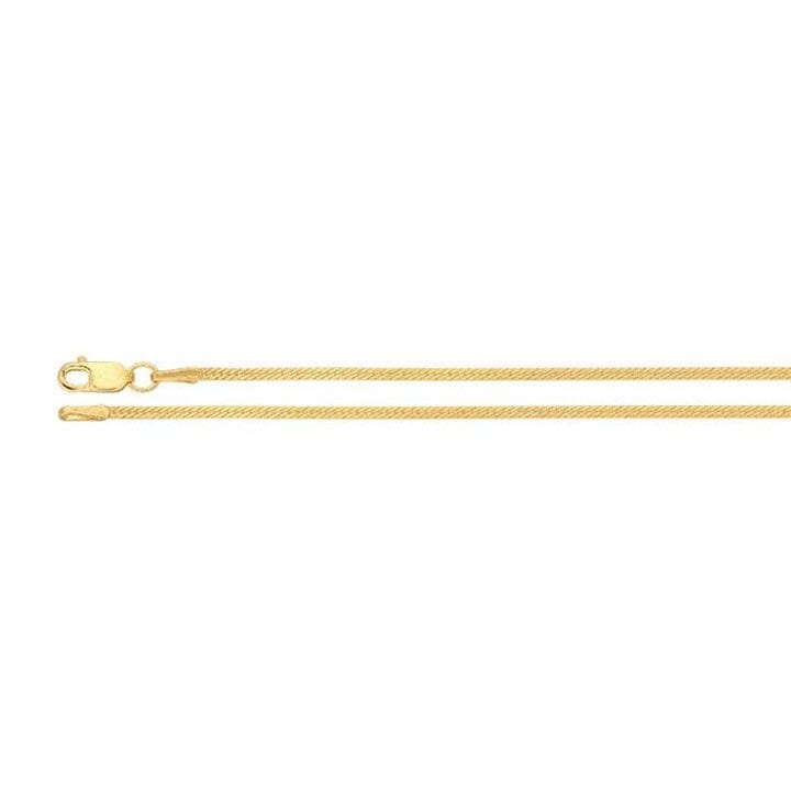 Gold Herringbone Chain Necklace • Herringbone Chain • Flat Snake Chain ...