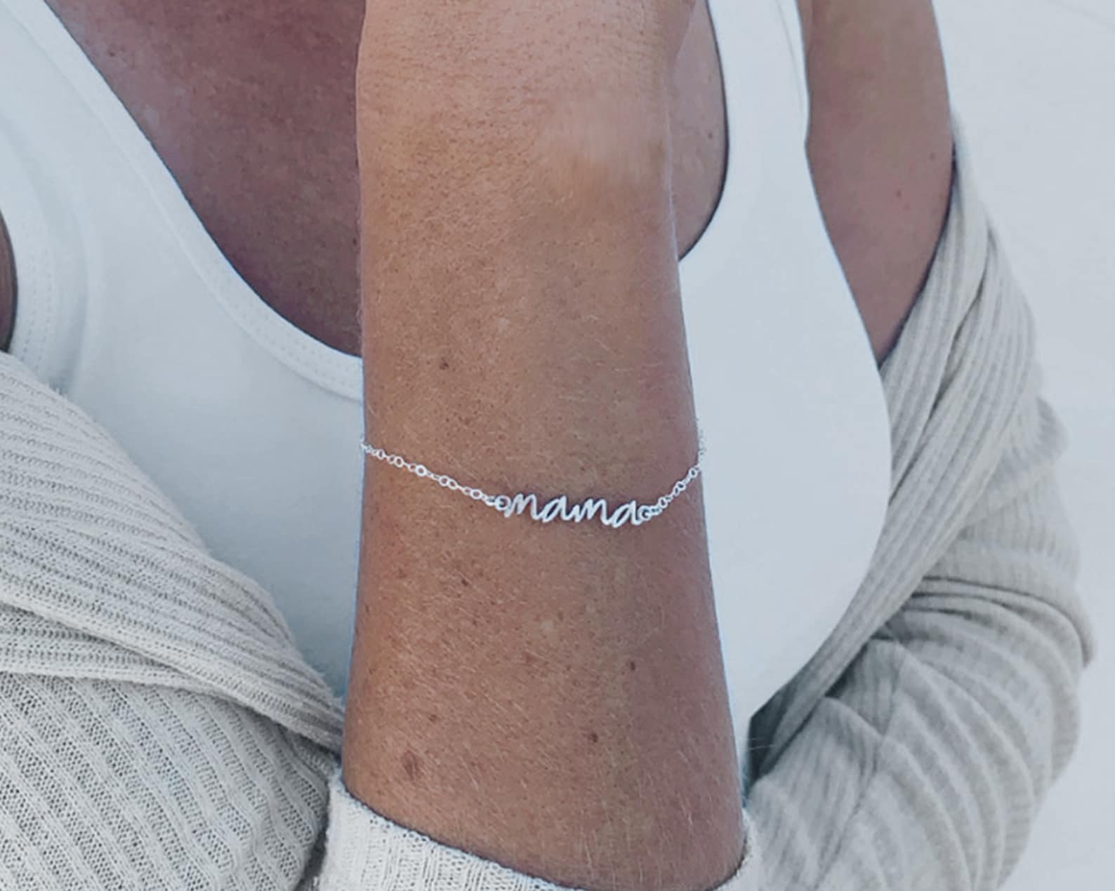 Mama Bracelet New Mom Bracelet Mom Jewelry Personalized | Etsy