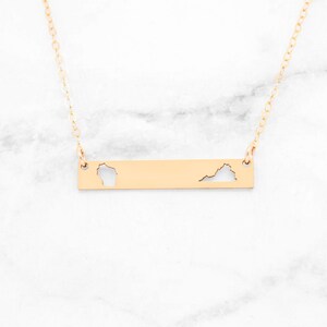 State Necklace • State Jewelry • Custom Personalized Necklace With Your ...