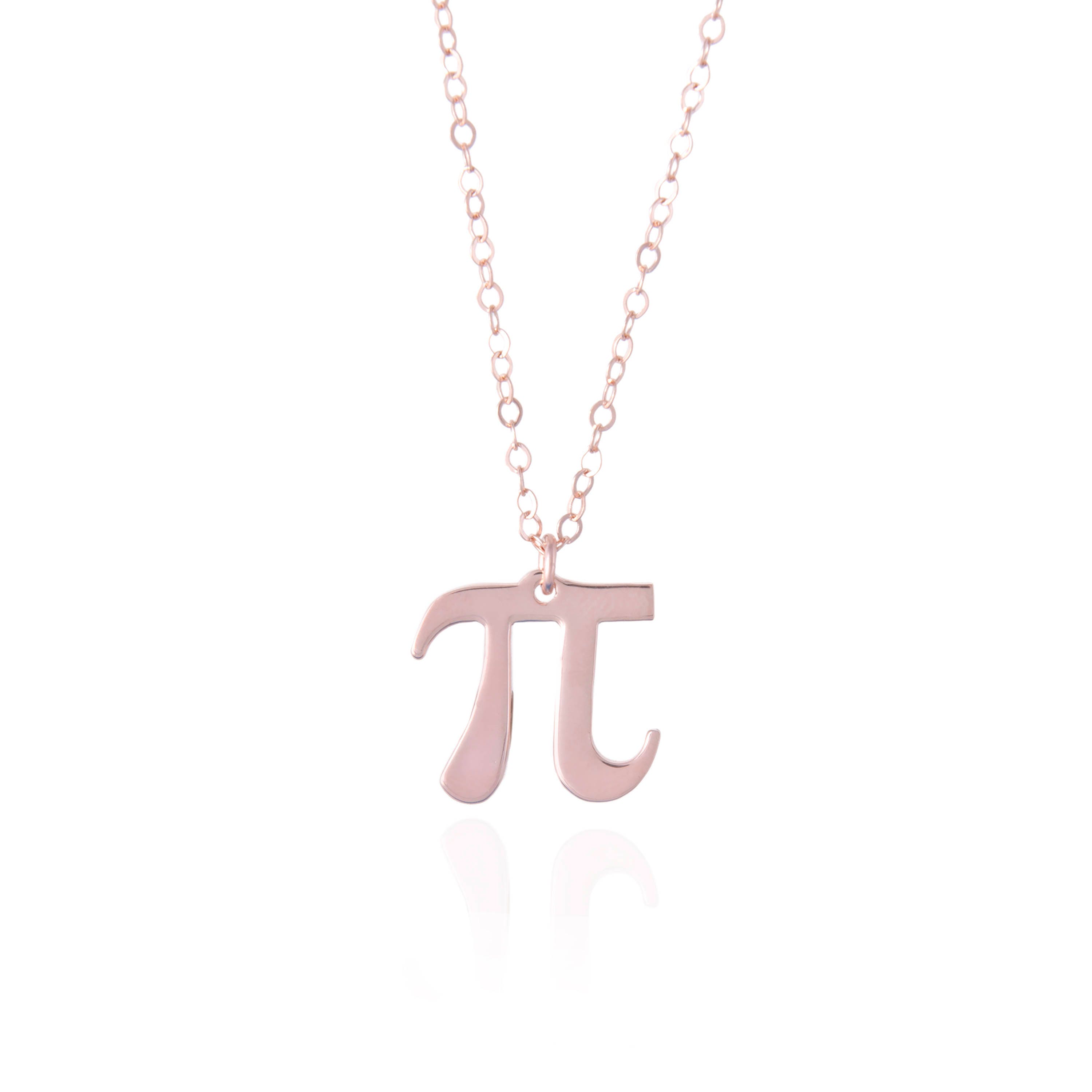 Pi Necklace Pi Jewelry Math Necklace Pi Symbol Necklace - Etsy