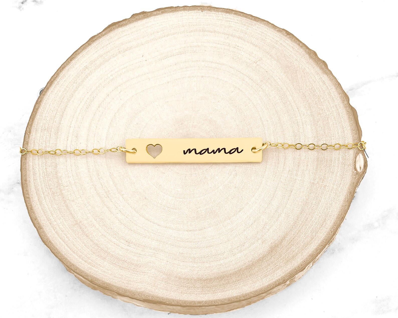 Personalized Mother Daughter Bracelet Set Mom Bracelet - Etsy