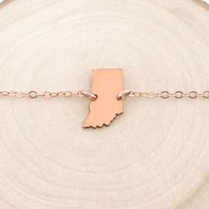 State Cutout Bracelet • Personalized State Bracelet • State Bracelet ...