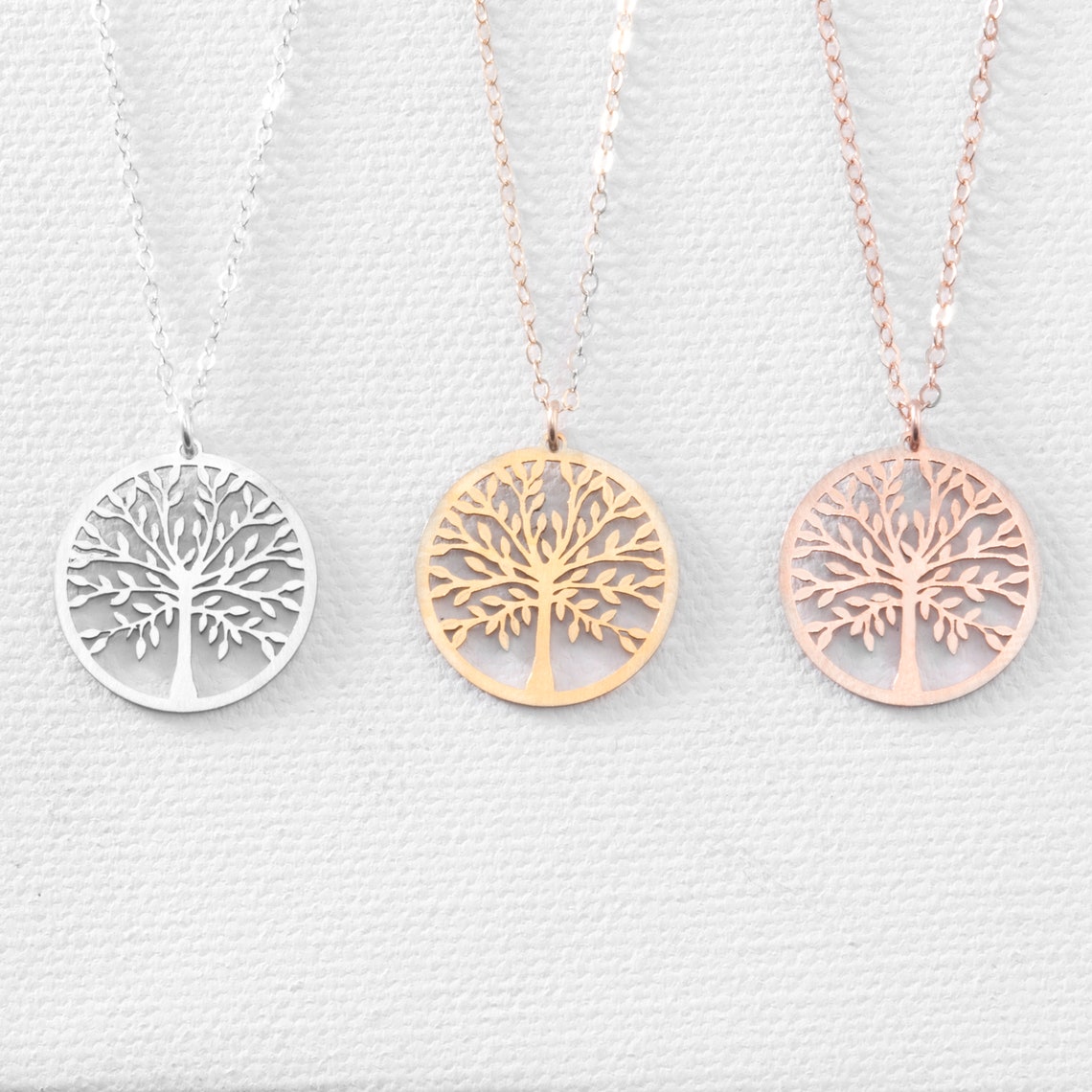 Family Tree Necklace Family Tree Tree of Life Necklace | Etsy