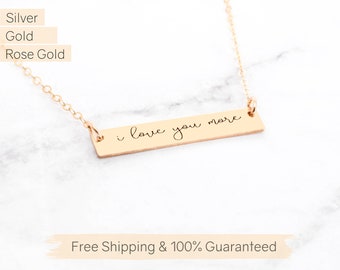 Handwritten Necklace Handwritten Jewelry Custom Handwriting ...