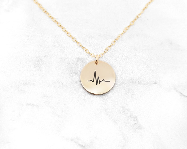 Personalized Heartbeat Necklace, Heartbeat Jewelry, Lifeline Necklace ...
