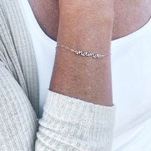 Mama Bracelet • New Mom Bracelet • Mom Jewelry • Personalized in Silver ...