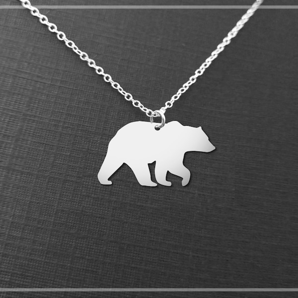 Grizzly Bear Pendant - Etsy