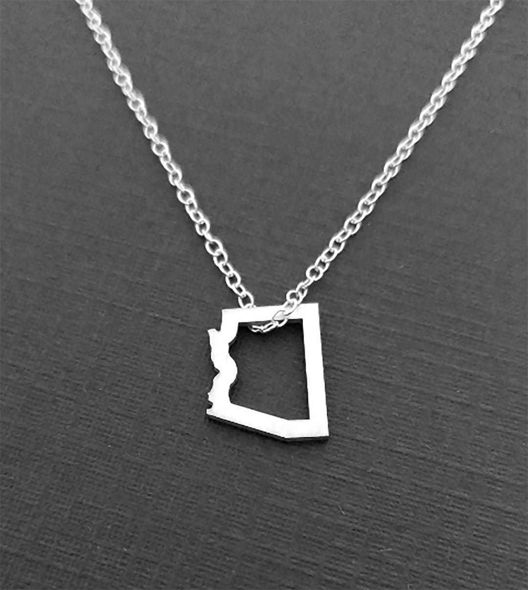 Arizona State Necklace, State Jewelry, State Pendant, Gift for Her ...