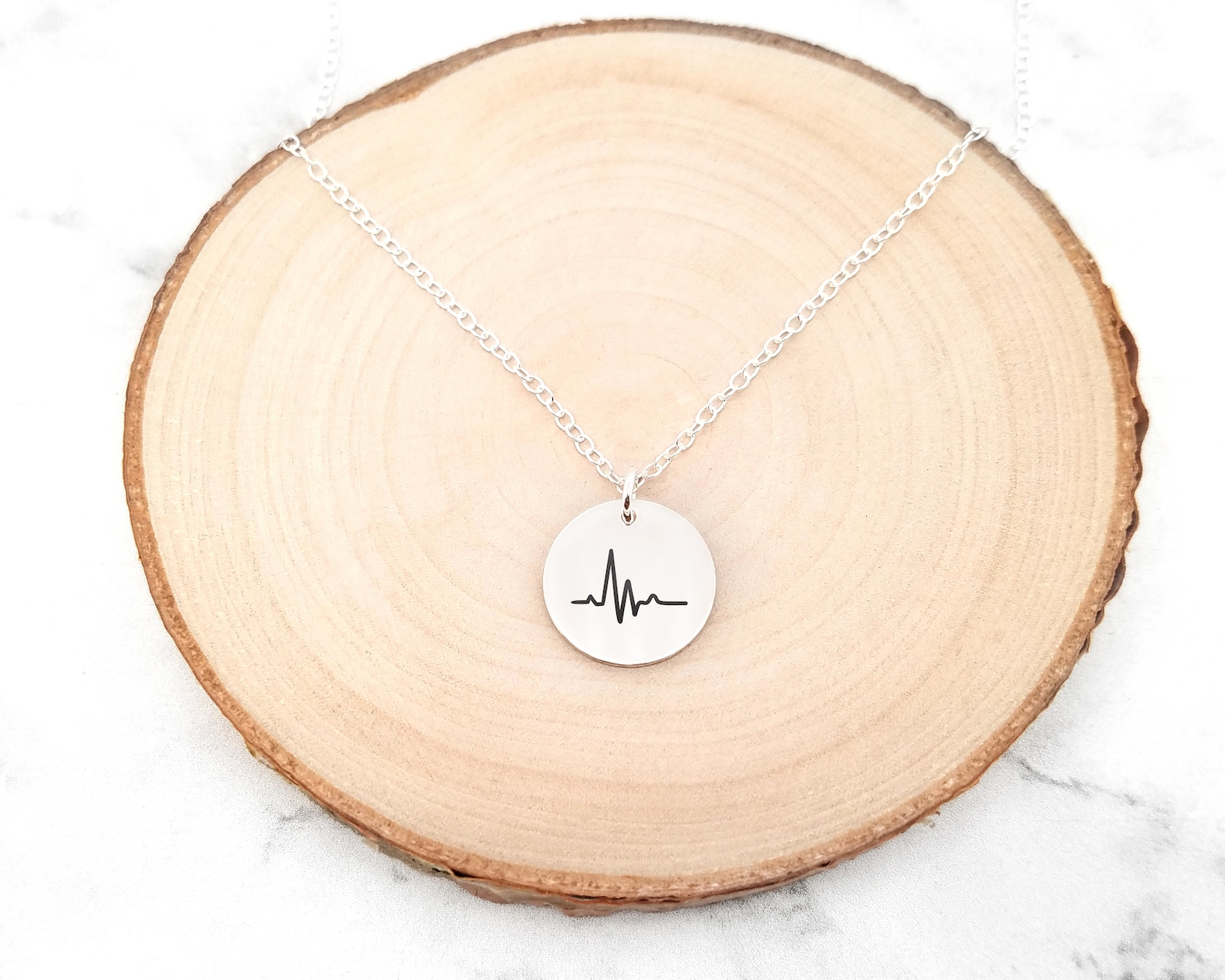 Personalized Heartbeat Necklace, Heartbeat Jewelry, Lifeline Necklace ...