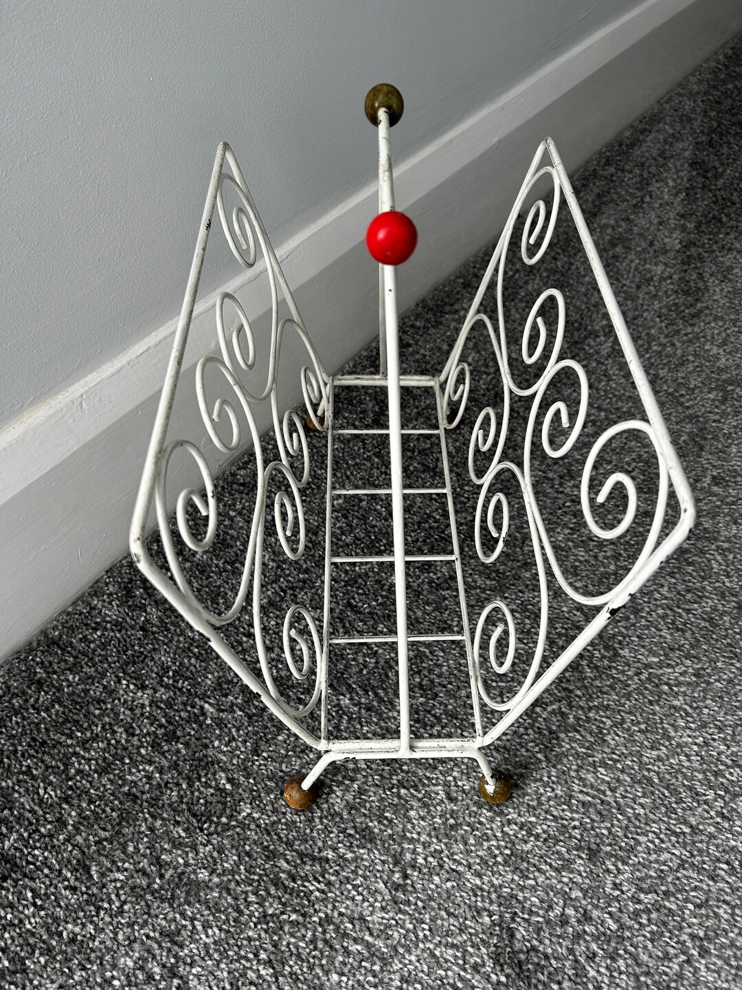 Vintage Metal Magazine Rack/ Record/vinyl LP Storage - Etsy