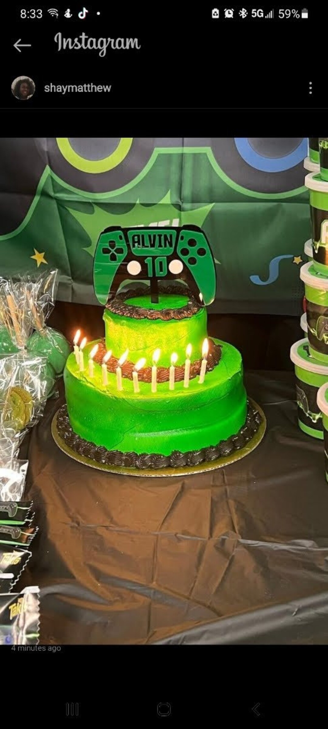 PS5 Gamer Acrylic Cake Topper - Etsy