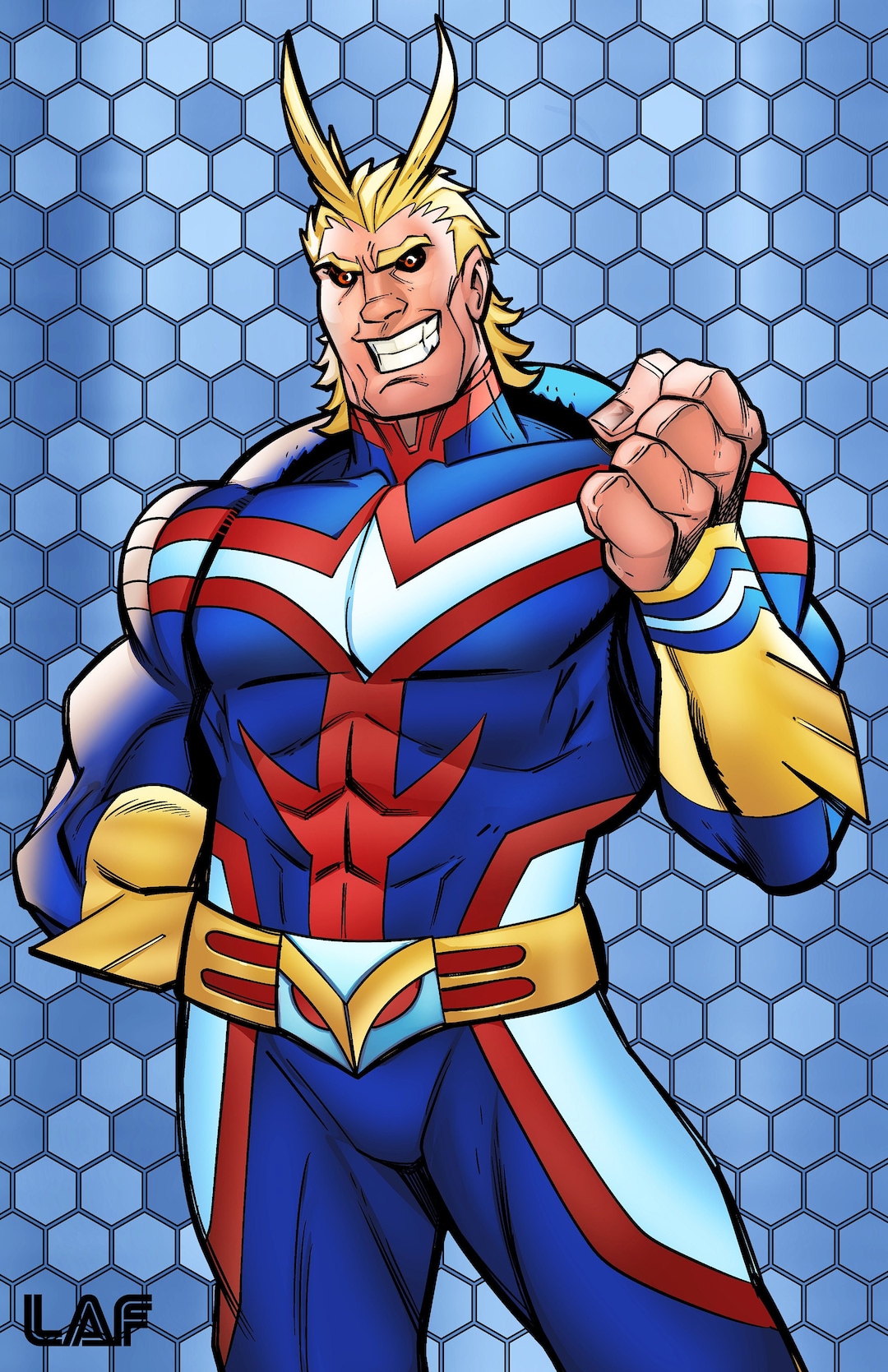 All Might From My Hero Academia 11x17 Poster - Etsy
