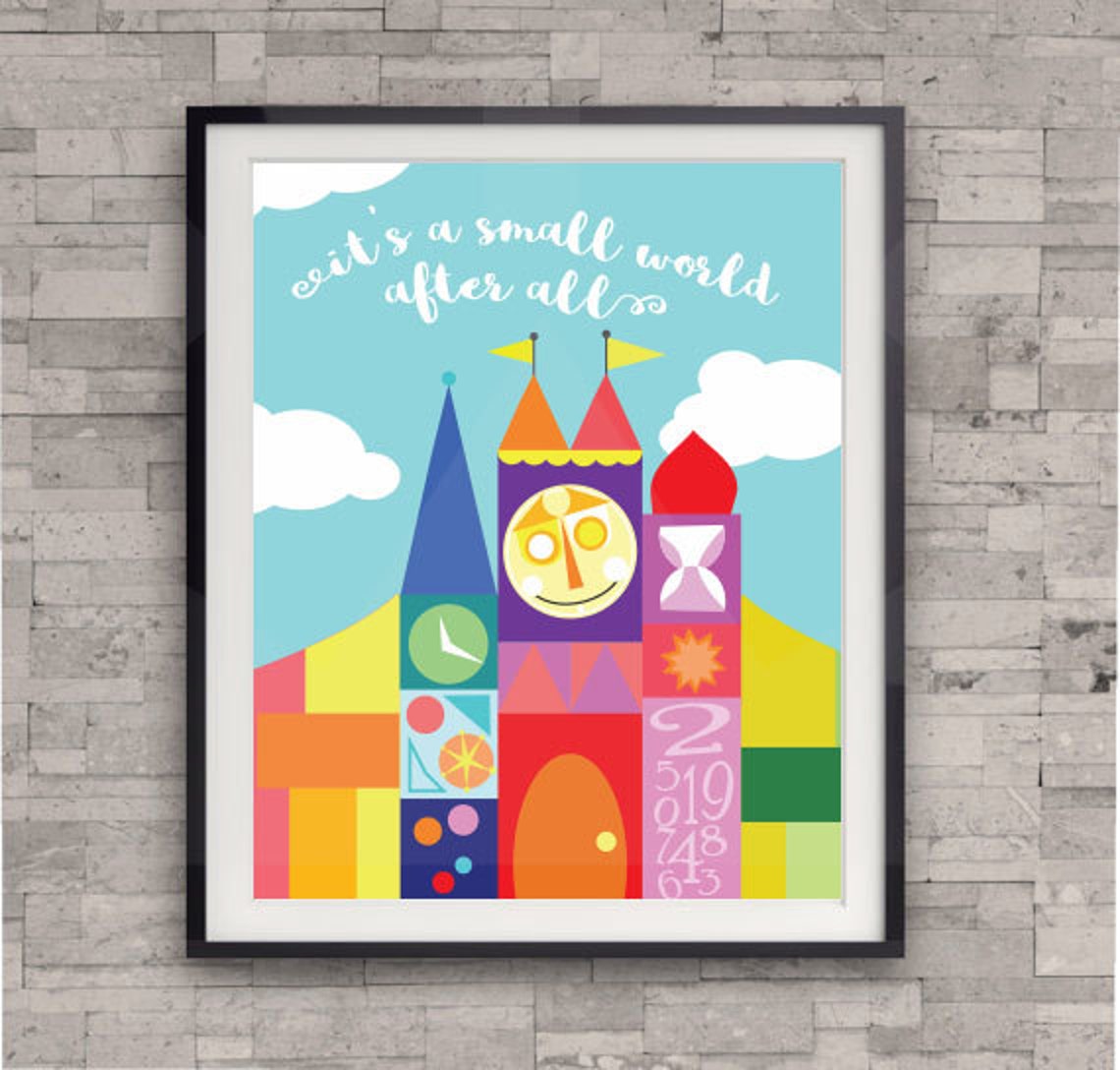 It's A Small World After All It's a Small World - Etsy
