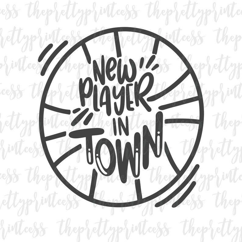 New Player in Town Baby Boy SVG Shirt Basketball Baby SVG - Etsy