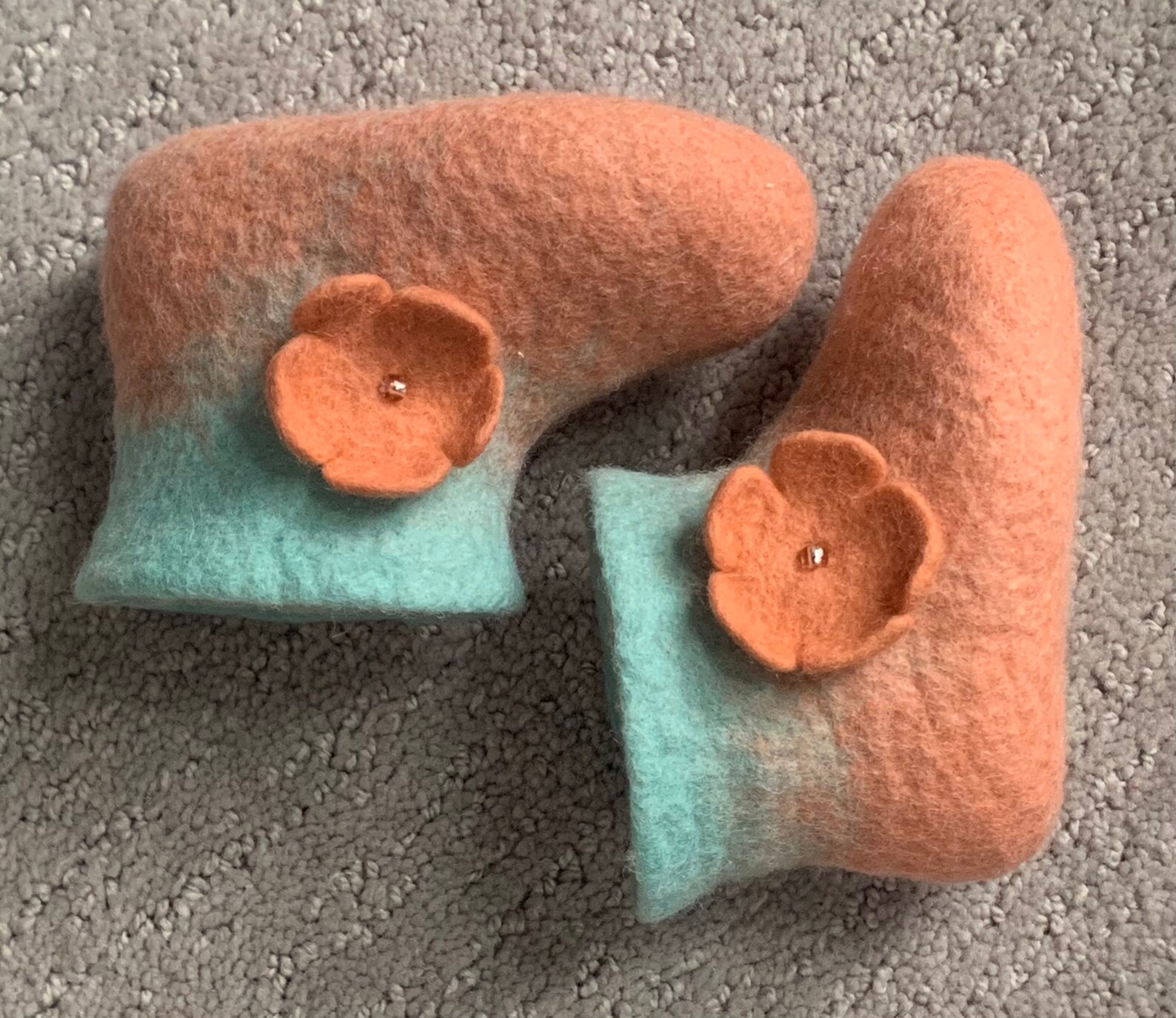 BY ORDER Baby Booties Handmade Felted Merino Wool Baby Shower - Etsy