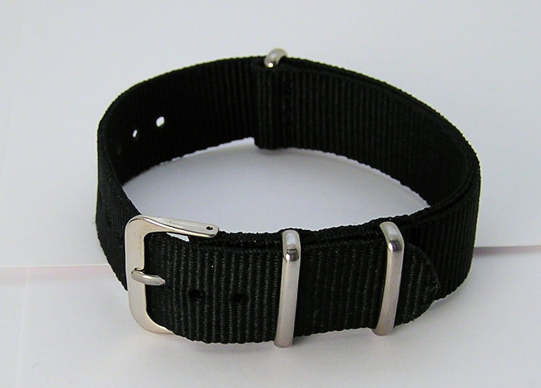 18mm One Piece Pass Thru Nato Ballistic Military Style Watch Bands ...