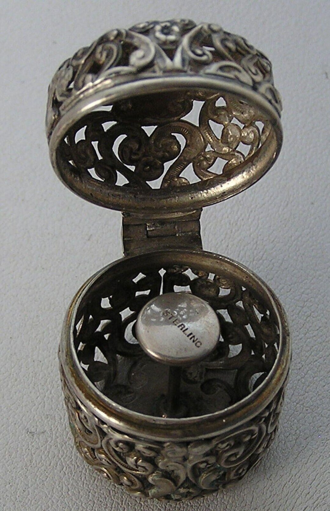 Antique Stunning Sterling Repoussé Art Nouveau Unger Bros. Sewing ...