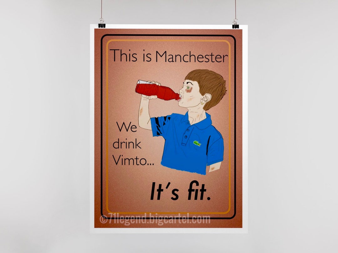 Vimto Kid - Vimto - the Manc Medicine Art Print - Etsy