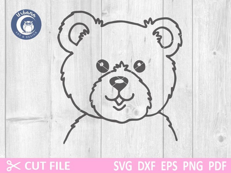 BEAR SVG FILE Bear Design Cutting Vector Design for Cutting - Etsy