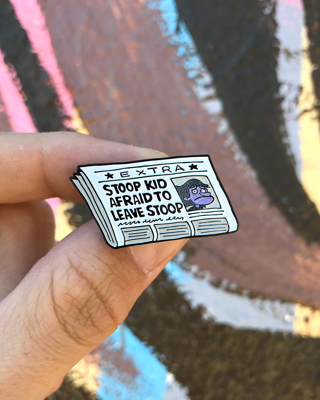 Stoop Kid Enamel Pin - Etsy